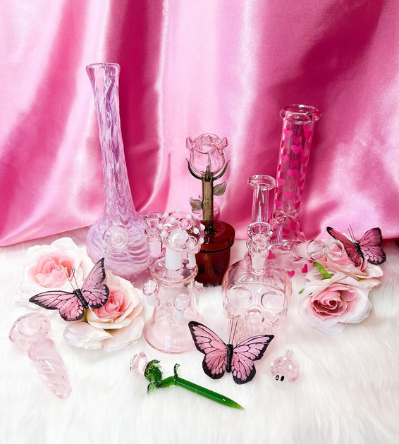 💖 Pink Bongs & Dab Rigs | Cute Glass Bongs for Every Stoner