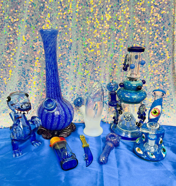 Blue Bongs | Custom Orders Welcome | Shop StayLit Design