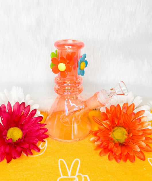 Mini Neon Daisy Bong| Small Daisy Bong
