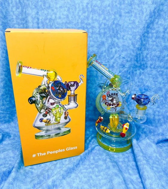 Cheech Shark Attack 11in Dab Rig| Beach Bong