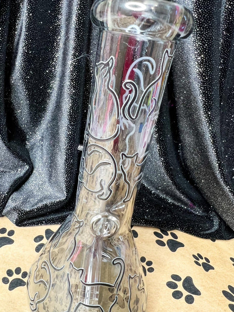 Black Cats Bong| Cat Pipe