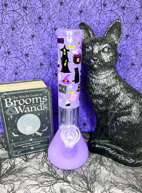 Purple Witches Bong | Witch Bong With Perc