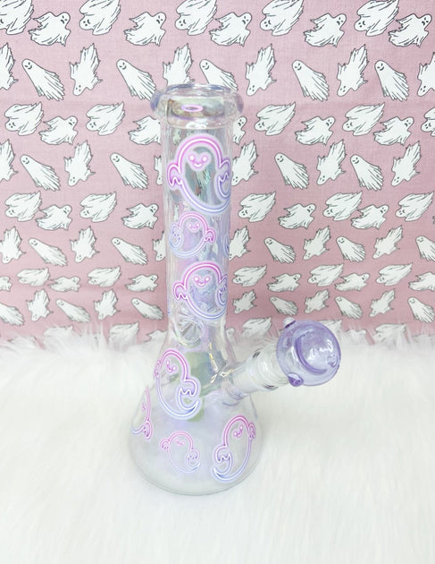 Neon Ghosts Bong| Girly Ghost Bong
