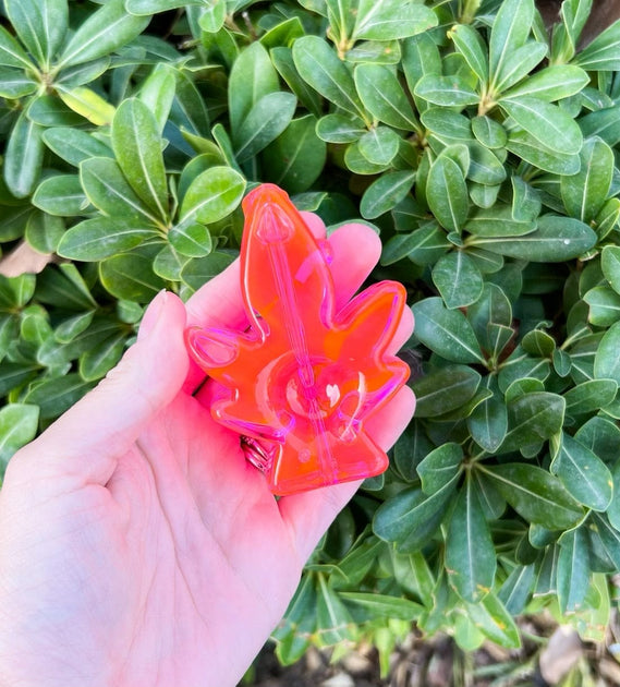 Glycerin Weed Leaf Hand Pipe | Unique Hand Pipes