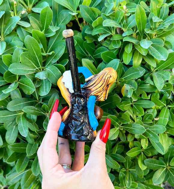 Sexy Sailor Ceramic Hand Pipe | Sexy Lady Bamboo Pipe