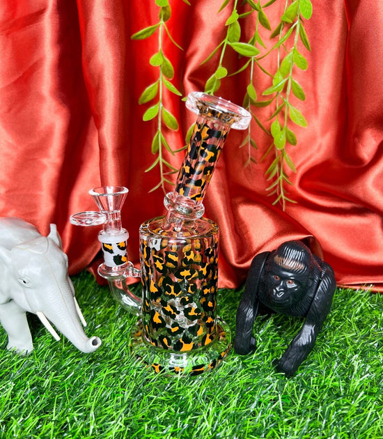 Cheetah Bong|Leopard Dab Rig For Sale|StayLit Design