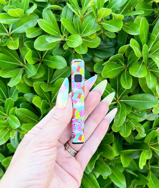 Rainbow Candy Battery – Sweet Vapes with USB-C Charger