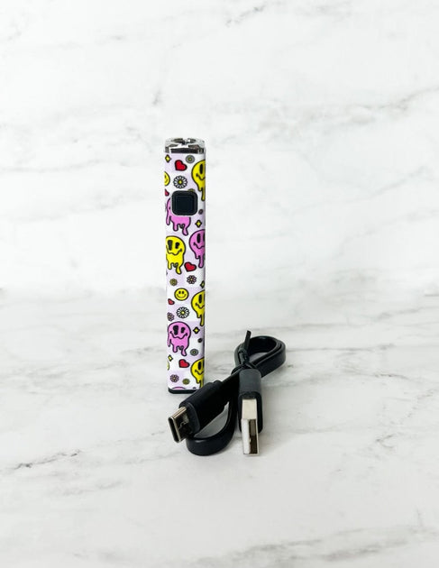 😄 Melty Smileys 510 Vape Battery Kit | 350mAh & 900mAh | StayLit