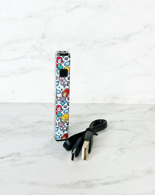 Kawaii Mermaid 510 Threaded Battery | Mermaid Weed Pens