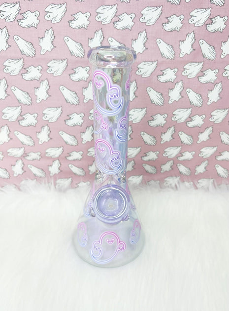 Neon Ghosts Bong| Girly Ghost Bong
