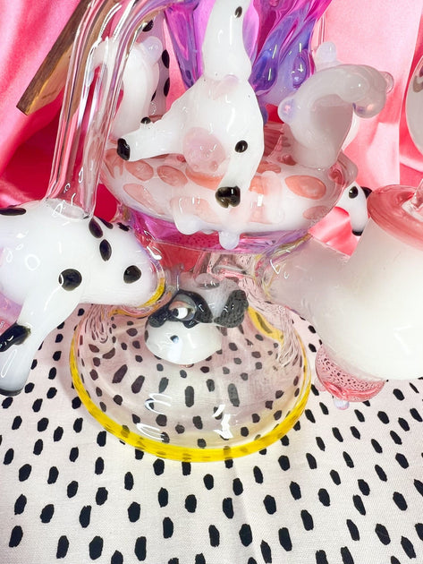 Cheech Got Milk Cow Recycler| Pink Cow Bong