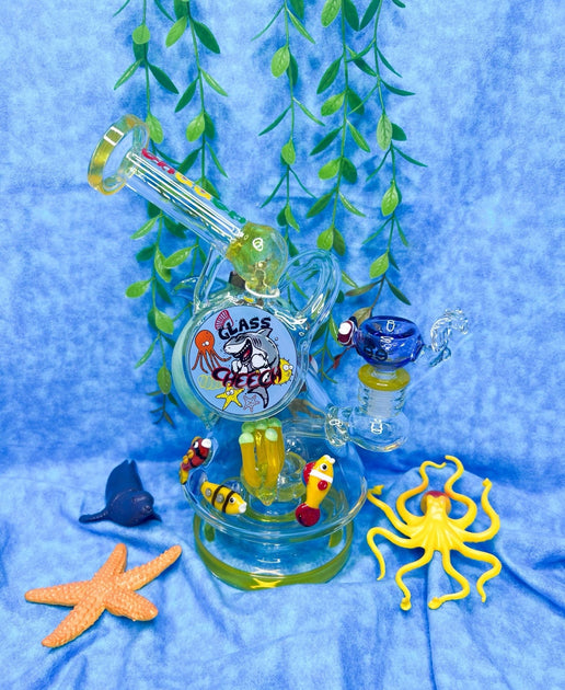 Cheech Shark Attack 11in Dab Rig| Beach Bong
