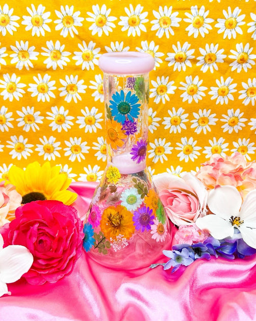 Blue Astronaut 16in Space Bong With Chandelier Perc| Planet Bong