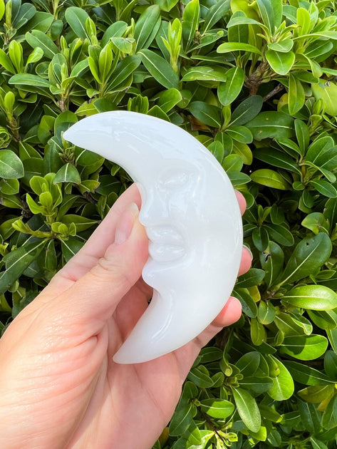 Crescent Moon Glass Hand Pipe For Sale|StayLit Design