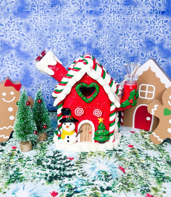 Gingerbread House Bong| Christmas Dab Rig
