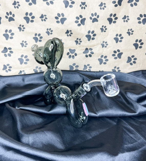 Balloon Dog Glass Dab Rig – Playful Animal-Shaped Bong