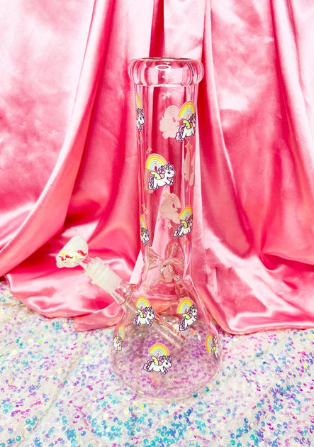 Pink Unicorn Bong| 12 Inch Bong