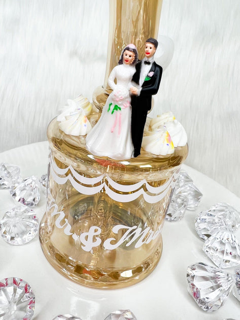 Wedding Cake Bong| Wedding Dab Rig| Cake Bong