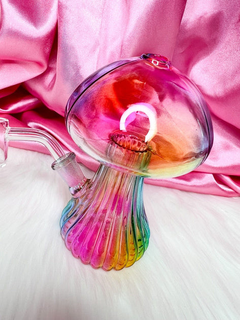 Blue Astronaut 16in Space Bong With Chandelier Perc| Planet Bong