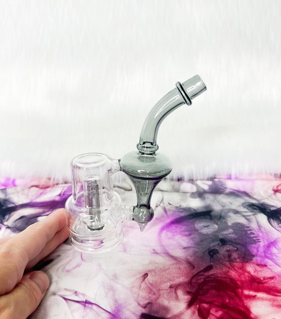 Recycler Peak Glass| Black Puffco Peak Glass| Cool Puffco Glass