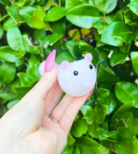 Cute Piggy Glass Hand Pipe For Sale| StayLit Design