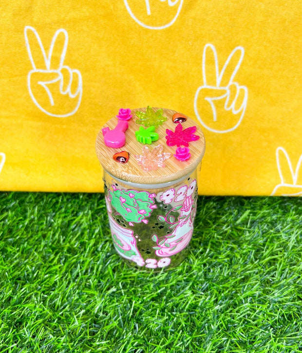 Berrylicious Strawberry Daisy Stash Jar Free Gifts $75+|StayLit Design