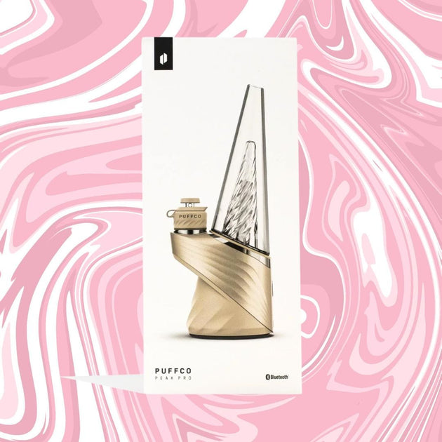 Gold Puffco Peak Pro| Cute Puffco Peak Pro