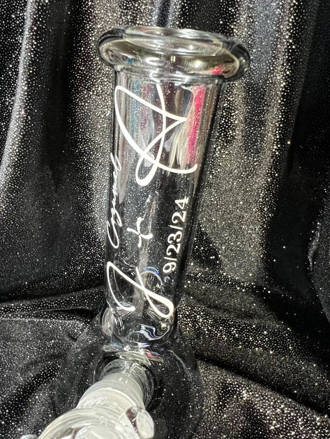 💒 Custom Wedding Bong | Personalized Glass Water Pipe – StayLit