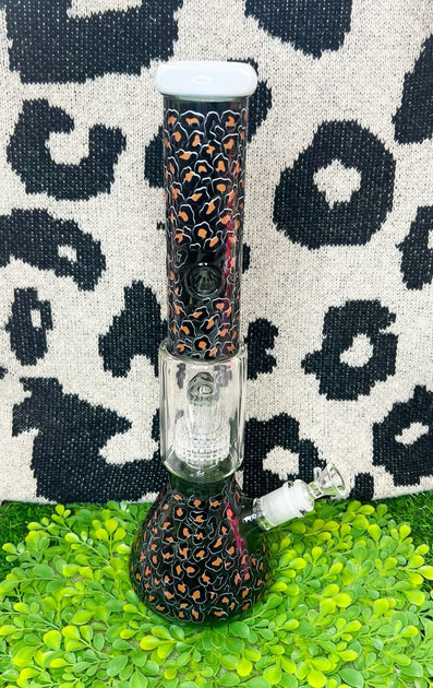 Blue Astronaut 16in Space Bong With Chandelier Perc| Planet Bong