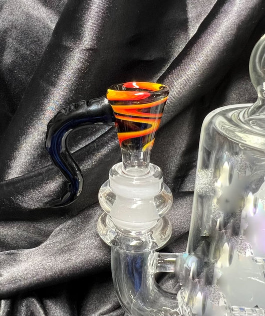 Purple Galaxy Swirl Hand Pipe Glass Pipe For Sale|StayLit Design