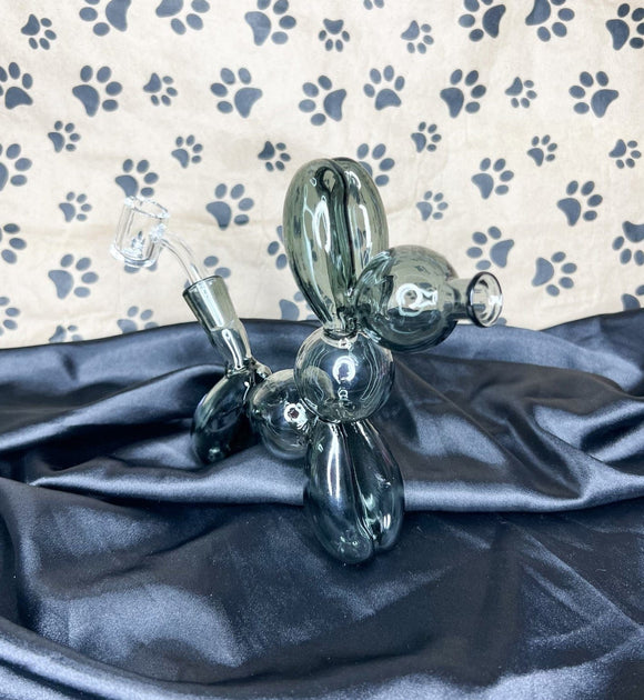 Balloon Dog Glass Dab Rig – Playful Animal-Shaped Bong