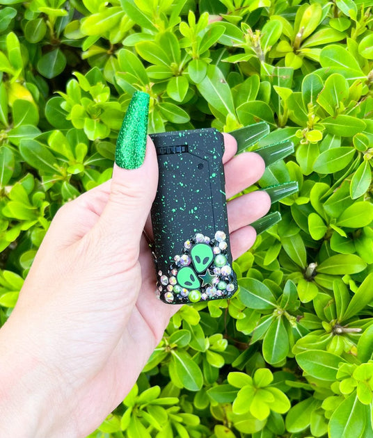 Wulf Green Alien Planet Crystal Yocan Uni Pro| Bling Yocan Battery