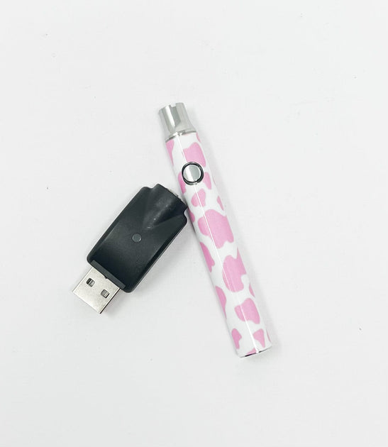 Light Pink Vape | Cow Print Vape Skin | StayLit Design