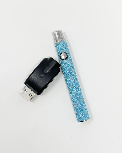 Teal Glitter Vape Pen | Shop Custom Vapes at StayLit Design