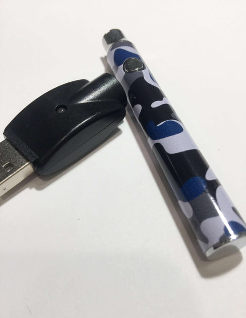 510 Threaded Blue Camo Vape Pen | Order at StayLit Design
