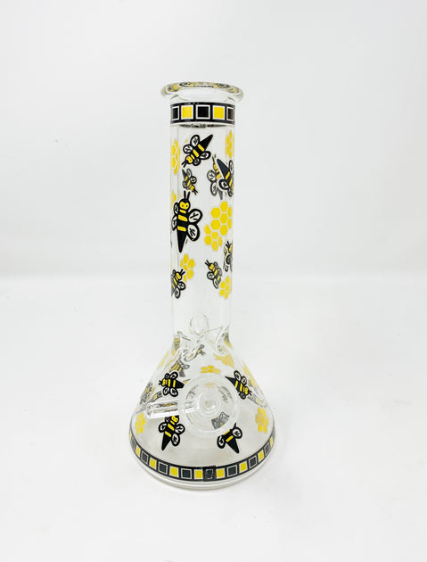 Glow-in-the-Dark Bumble Bee Bong 🐝 | Neon & UV Bong
