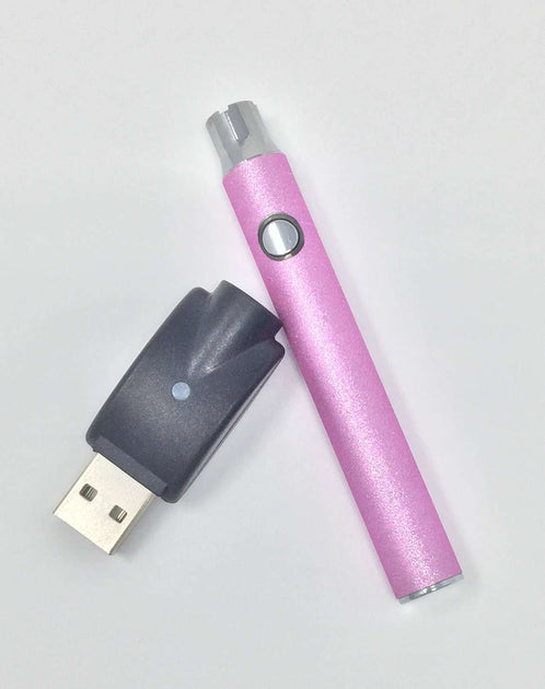 510 Threaded Battery Pink Shimmer Vape Pen | StayLit Design