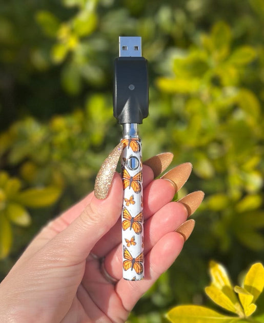 🦋 Monarch Butterfly 510 Battery 🔋 USB-C | 350mAh & 900mAh | StayLit