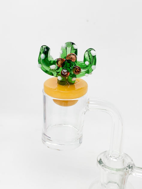 Floral Cactus Carb Cap | Created in-House | StayLit Design