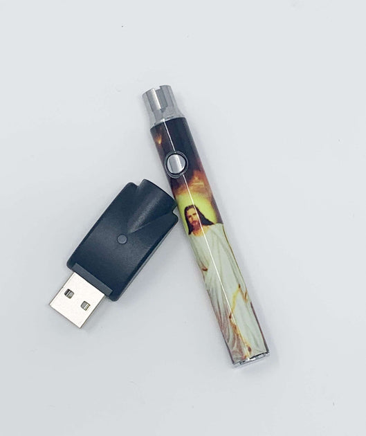 510 Threaded Battery Jesus Piece Vape Pen | StayLit Design