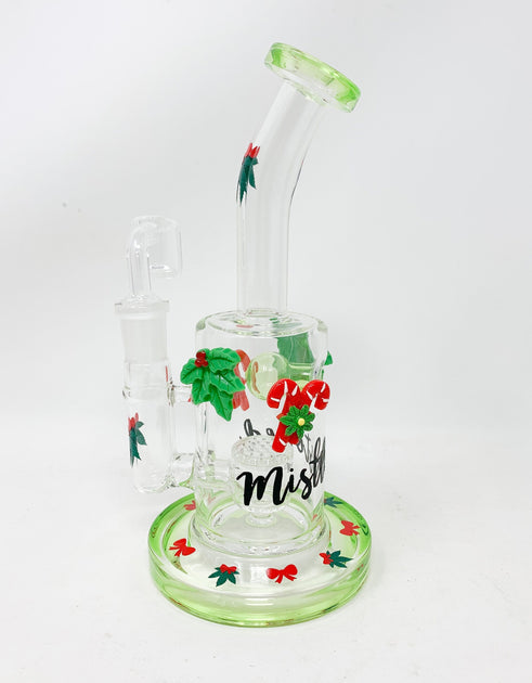 Christmas Glass Pipe | Themed Dab Rig | StayLit Design