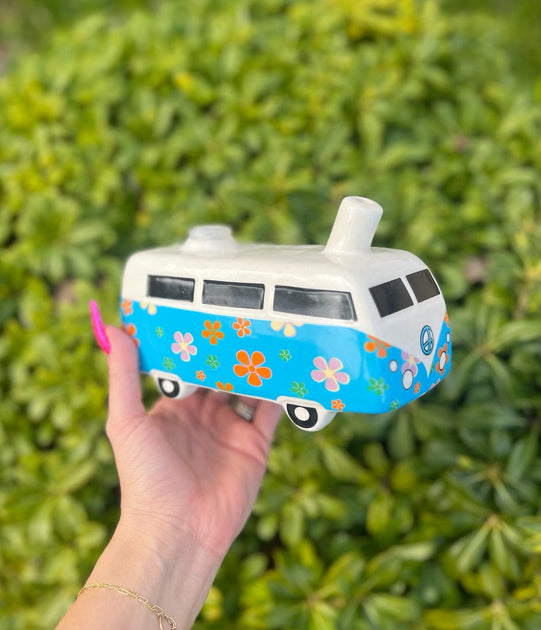 Retro Groovy Cermaic Bus Water Pipe For Sale|StayLit Design